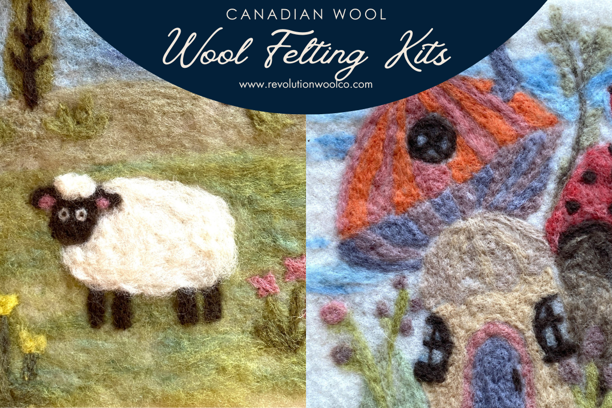 Wool Felting Kit - Create wool art! – Revolution Wool Company