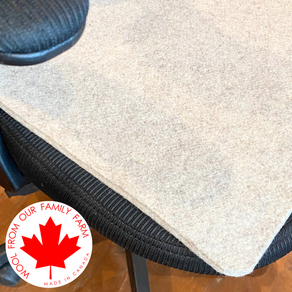 Wool Felt Sit Pad – Stay Warm & Comfortable Anywhere – Revolution Wool ...